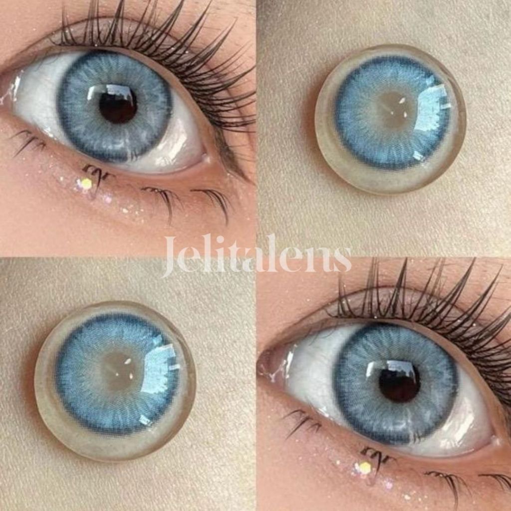 Jual J27 Softlens Soft Blue Biru Natural 14,5 MM Premium Normal ...