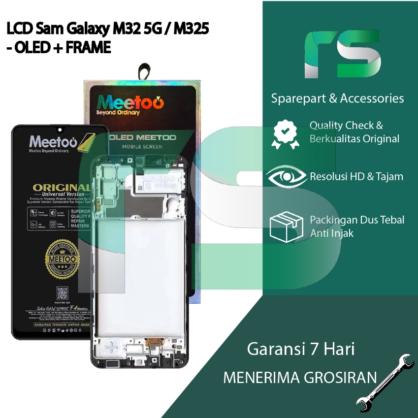 Jual LCD SAM M32 / M325 - OLED + FRAME FULLSET COMPLETE | Shopee Indonesia