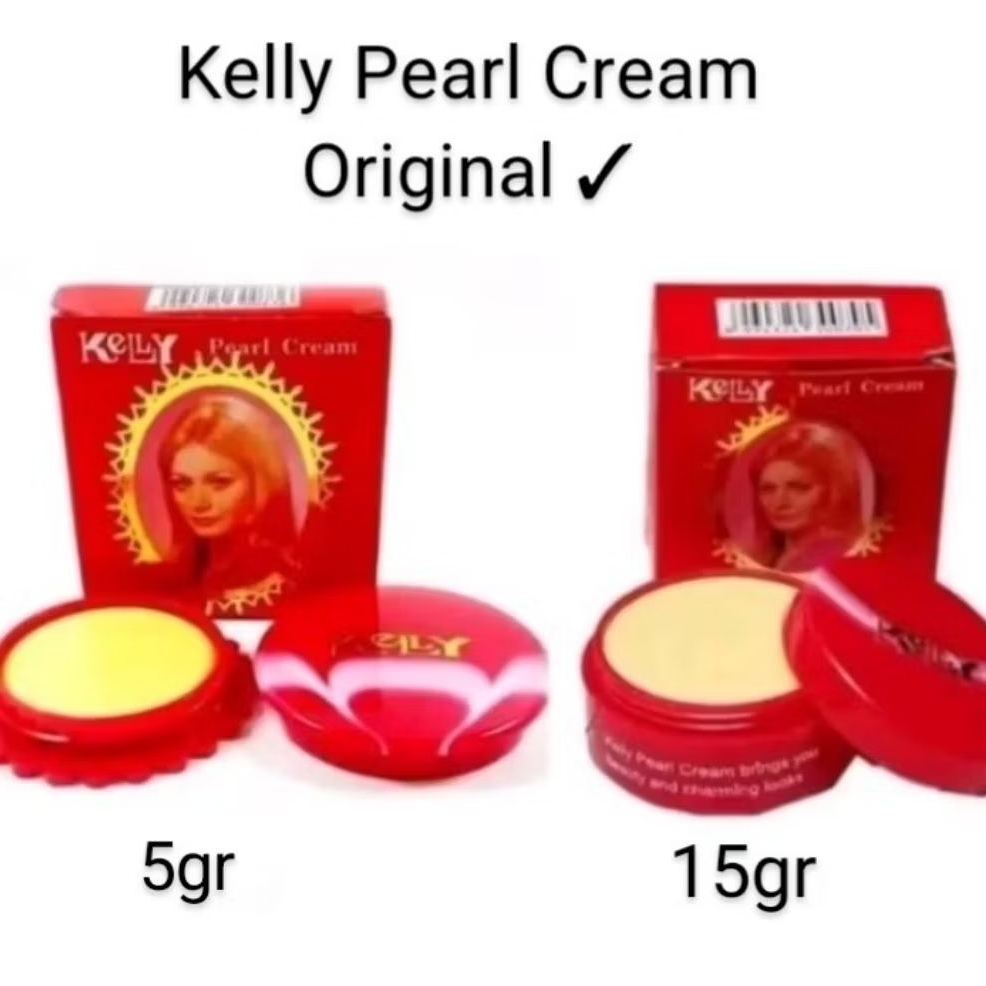 Jual [ 3 Pc ] Kelly Pearl Cream 5gr 15gr Original | Bedak Kelly | Krim ...