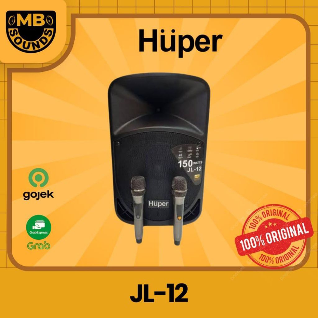 Jual HUPER JL12 / JL-12 / JL 12 Portable Wireless ORIGINAL | Shopee ...