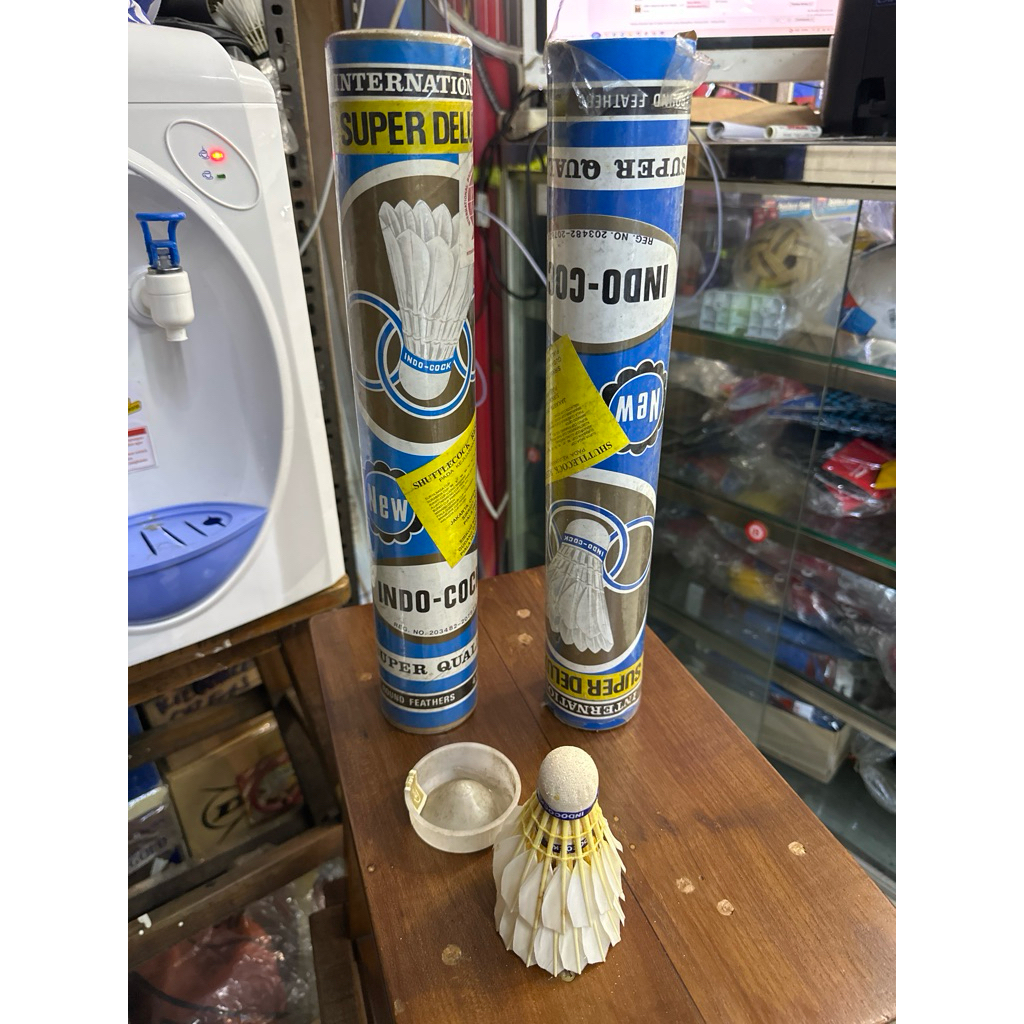 Jual SHUTTLECOCKS INDOCOCK BIRU KOK BULUTANGKIS STOK LAMA | Shopee ...