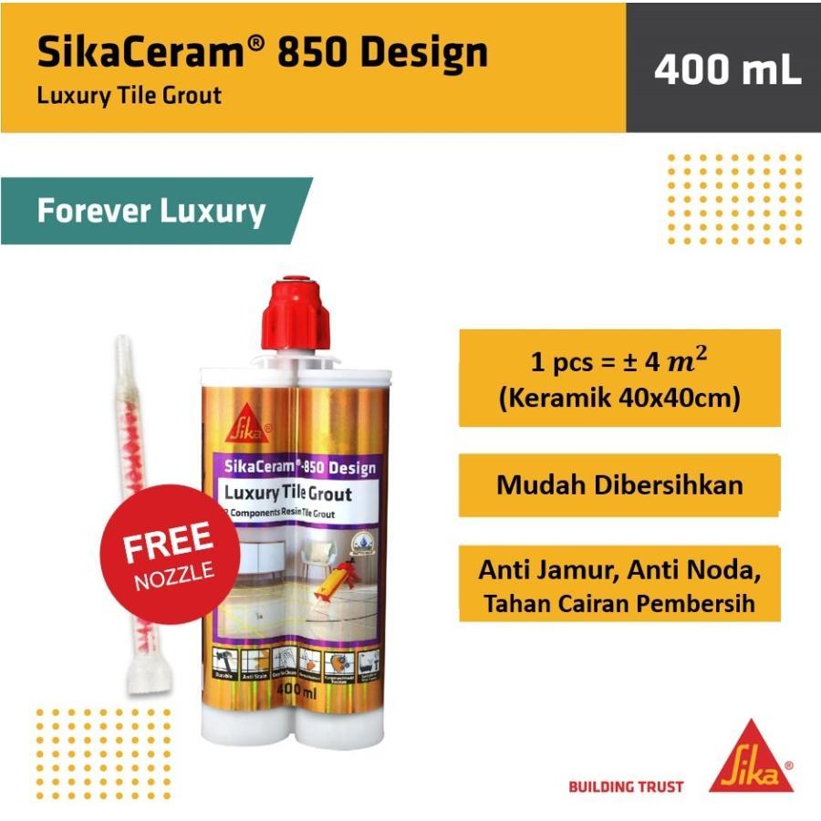 Jual SikaCeram 850 Design TileGrout Epoxy Grout Glitter Nat Keramik ...