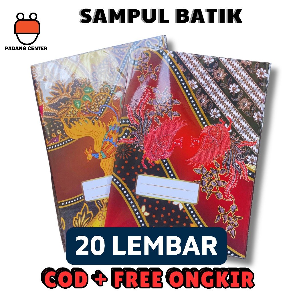 Jual Sampul Batik Isi 20 Lembar | Kertas Sampul Batik Buku Tulis Kwarto ...