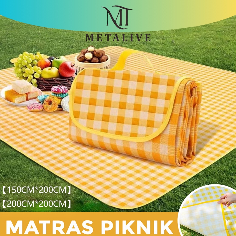 Jual METALIVE Tikar Piknik Tebal Tahan Air Outdoor Karpet Alas ...