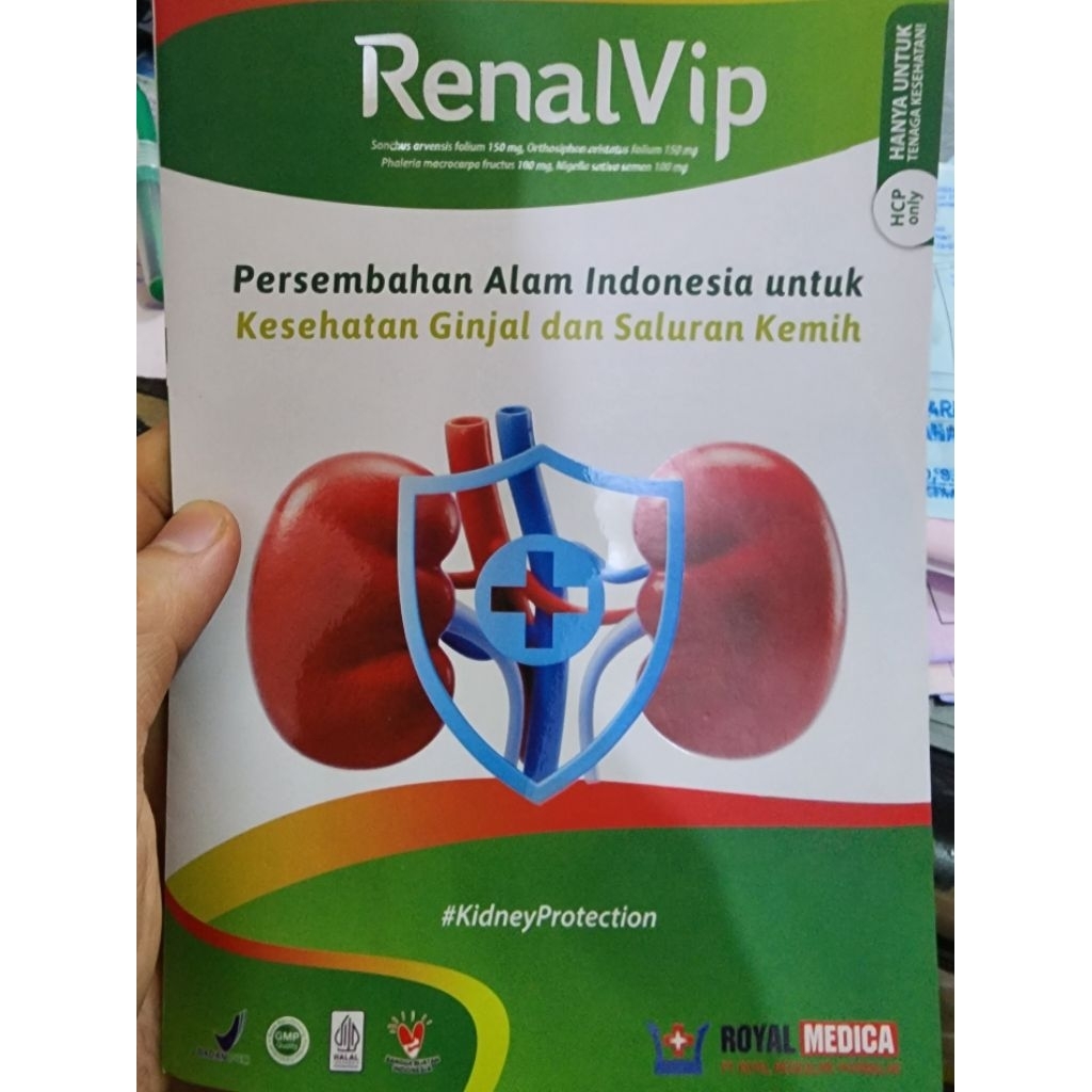 Jual RenalVip 1 box isi 3 blister @10 kapsul batu ginjal | Shopee Indonesia