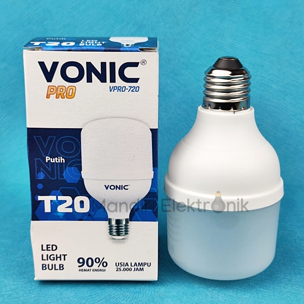 Jual Lampu LED Kapsul 20 Watt Vonic Putih - Lampu LED Murah Vonic 20 Watt Putih | Shopee Indonesia