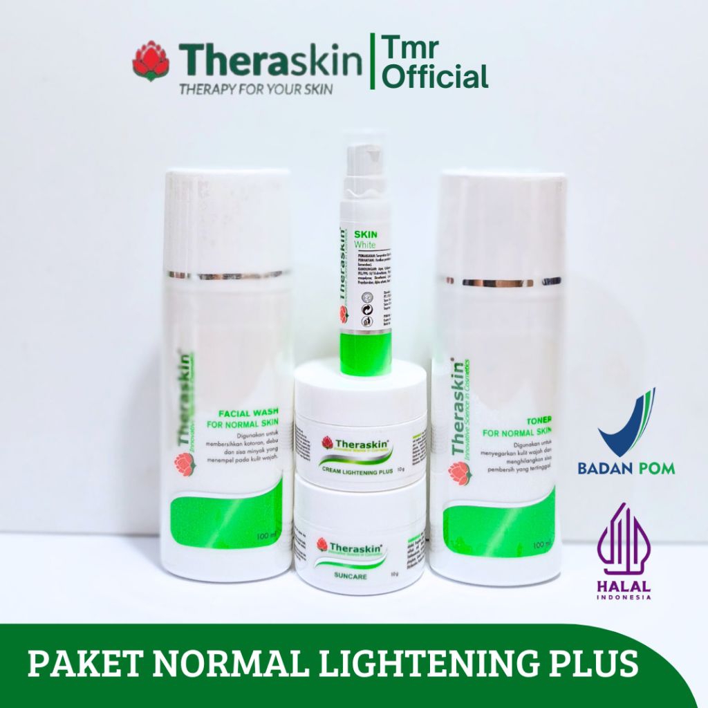 Jual THERASKIN PAKET AHA NORMAL OILY LIGHTENING PLUS | Shopee Indonesia
