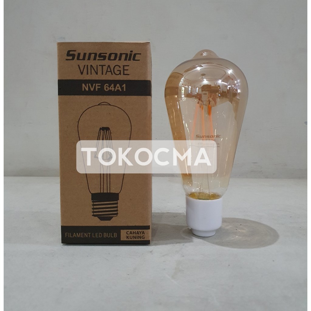 Jual Lampu Cafe Classic/Lampu Led Filamen Sunsonic 4w 4watt - Cahaya ...