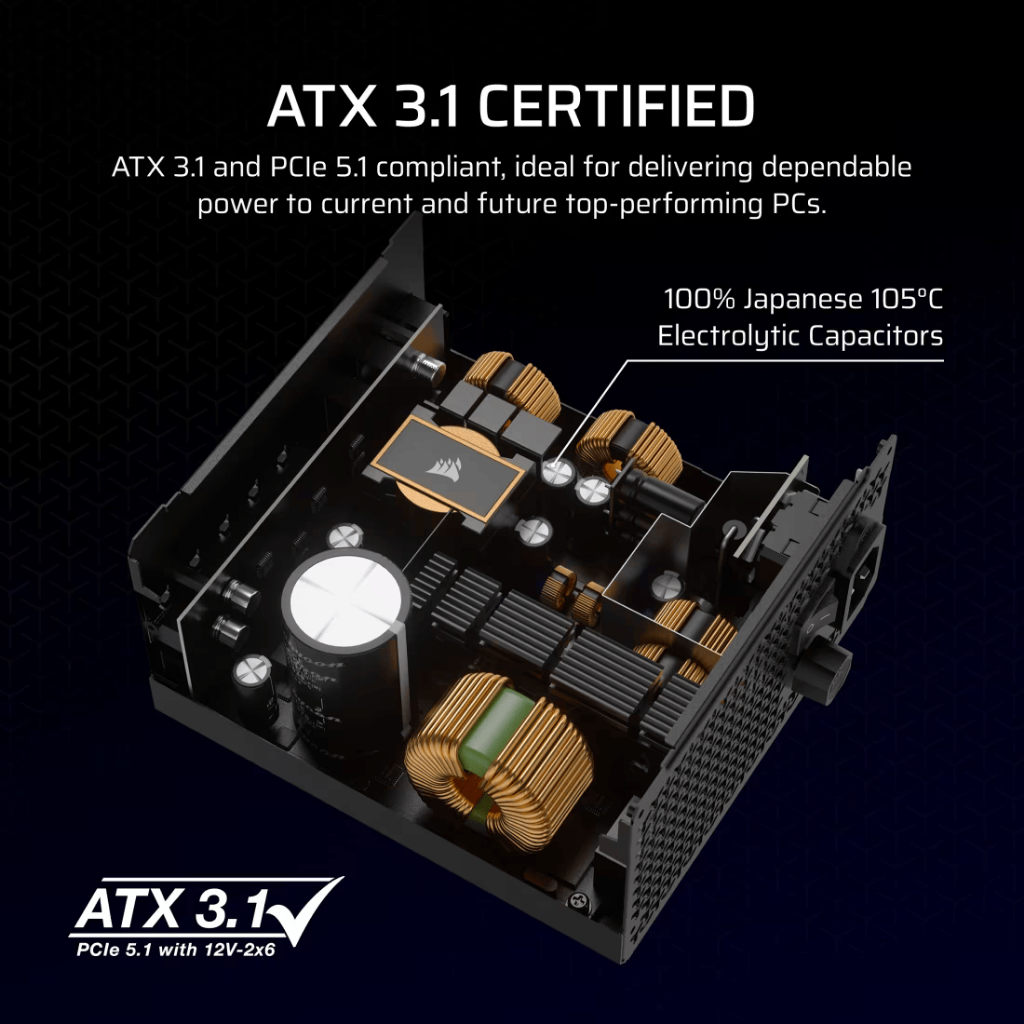 Jual Corsair RM850X 850Watt 80 Plus Gold Full Modular Power Supply ...