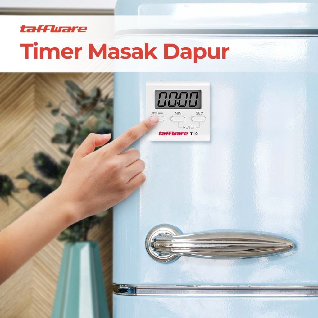 Jual Taffware Timer Masak Dapur Countdown Digital Alarm Clock | Shopee ...