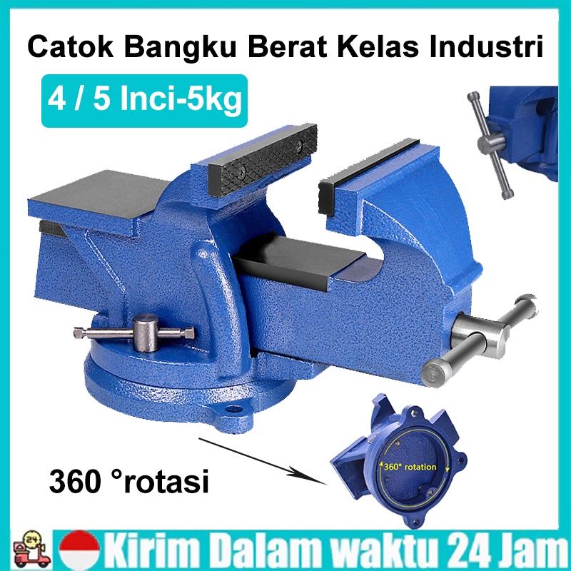 Jual 【Stok Tersedia】Catok Paron 4 Inch 5Inch Heavy Duty - Ragum Duduk ...