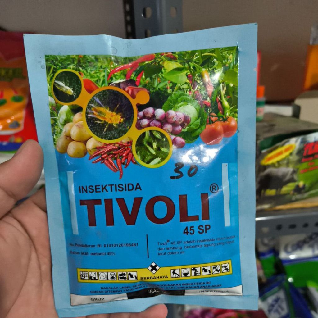 Jual INSEKTISIDA TIVOLI 45 SP BAHAN AKTIF METOMIL 45% 100 GRAM | Shopee ...