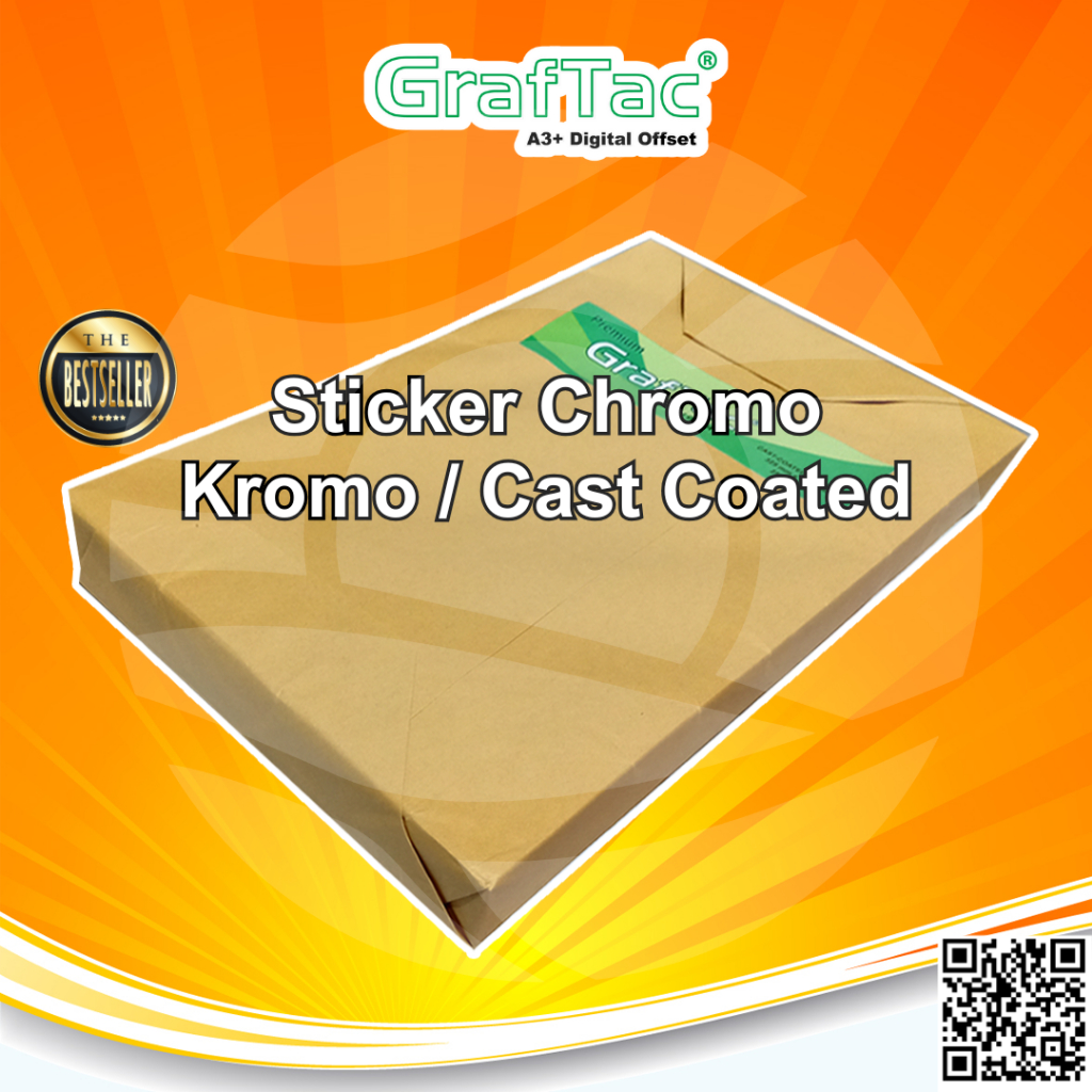 Jual Graftac Stiker Kromo Bontak Sticker Cast Coated Digital Print A3 ...