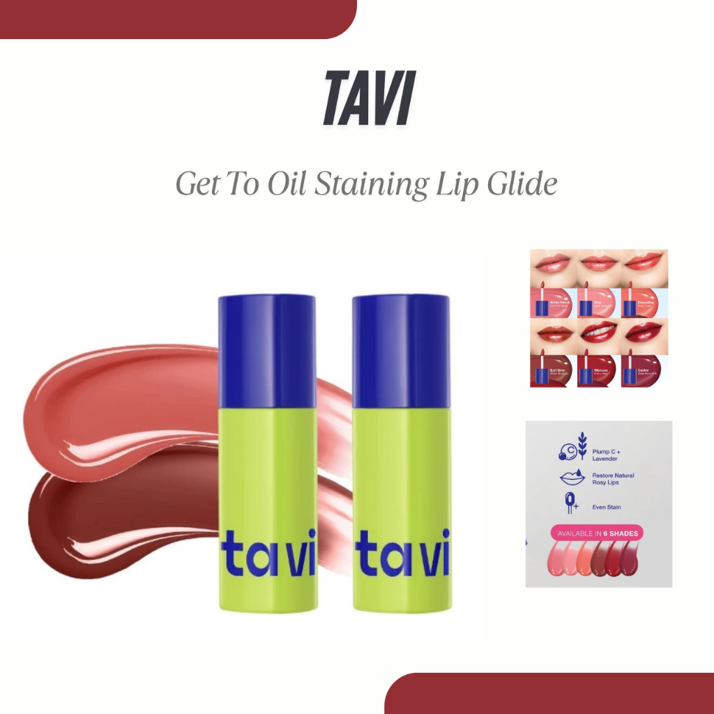 Jual Tavi Gel to Oil Staining Lip Glide 4g/Lip Tint | Shopee Indonesia