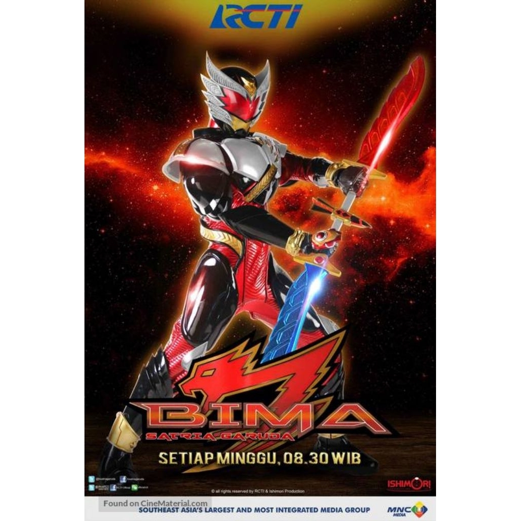 Jual Figur Bima Satria Garuda X minimalis bahan plastik merek bandai ...