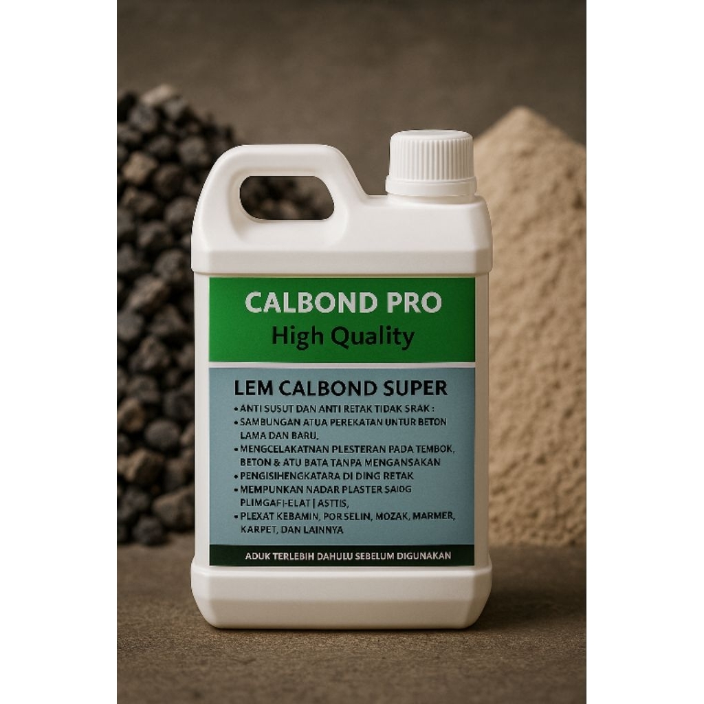 Jual Calbond Pro Lem Beton Penguat Semen & Plester | Anti Retak & Anti ...