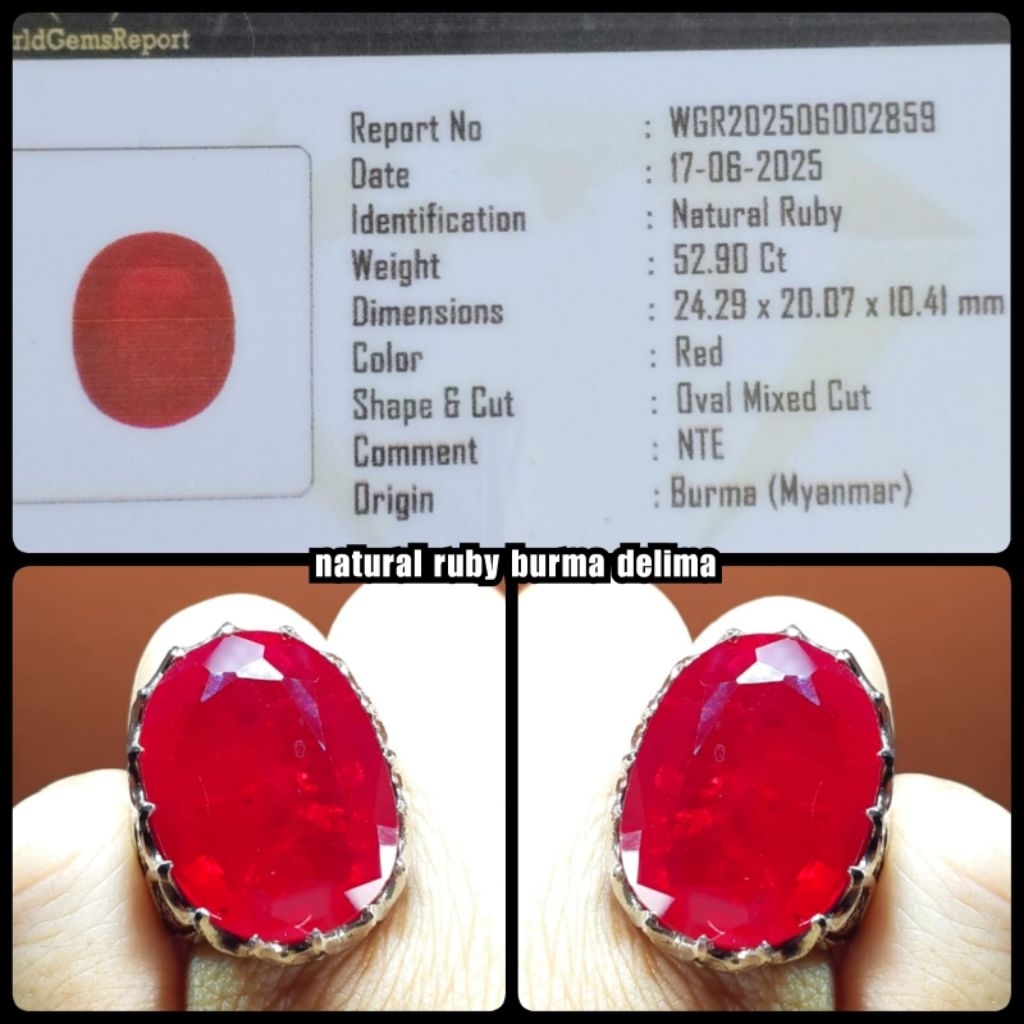 Jual BATU PERMATA RUBY BURMA MYANMAR SUPER ( NTE YA ) | Shopee Indonesia