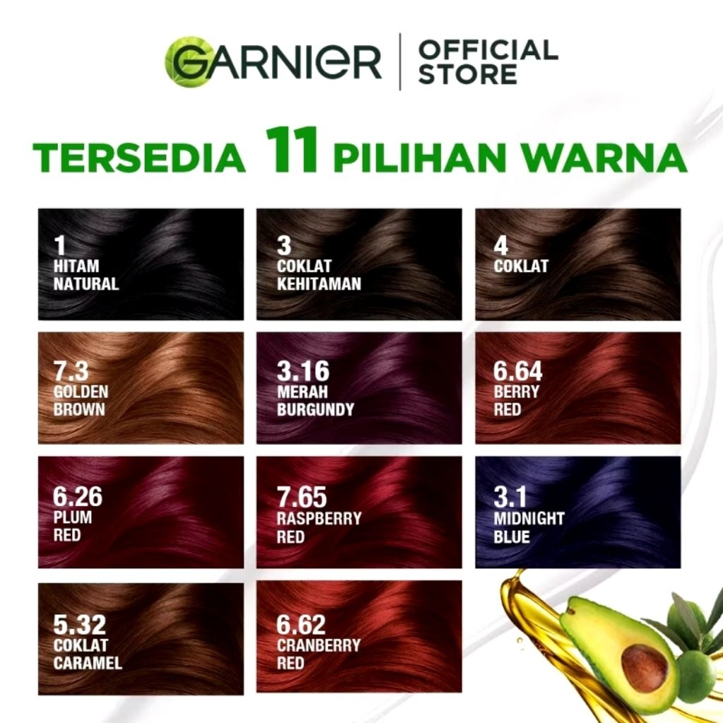 Jual Semir/Pewarna Rambut Garnier Sachet Bpom | Shopee Indonesia