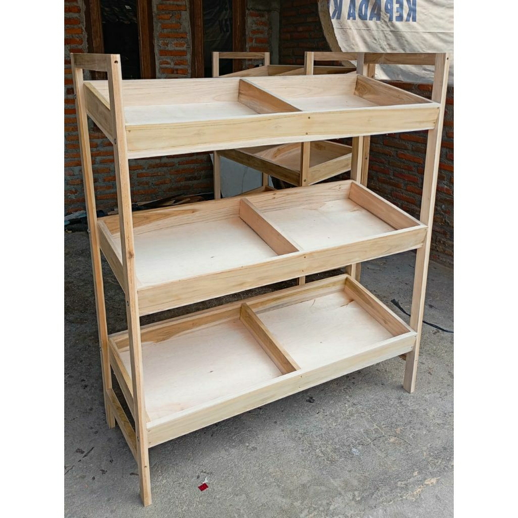 Jual rak display susun serbaguna/ rak buah/rak sayur/rak sembako/rak ...