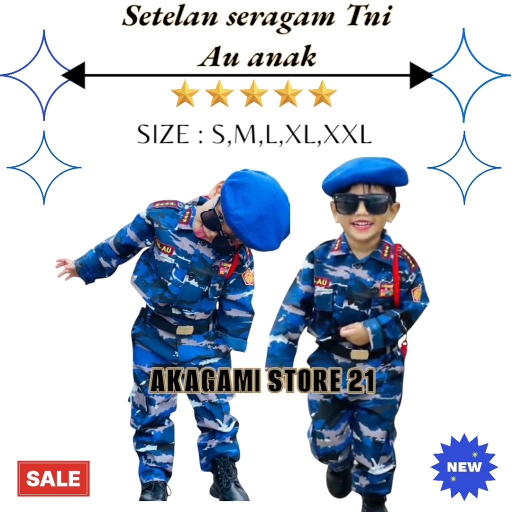 Jual COD GROSIR !! SETELAN SERAGAM TNI AU LORENG ANAK LAKI LAKI DAN PEREMPUAN | Shopee Indonesia