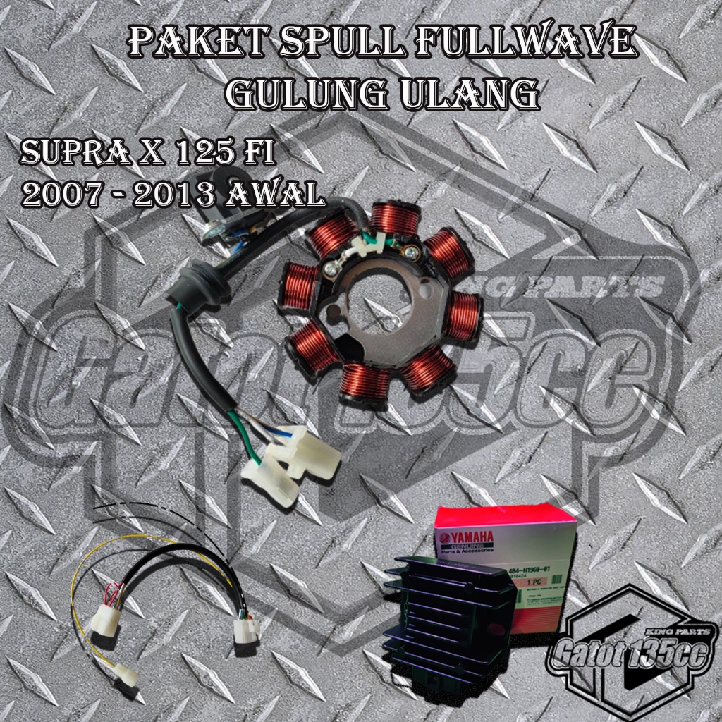 Jual Paket spull Fullwave Supra x 125 Fi Injection 2007 - 2013 awal set ...