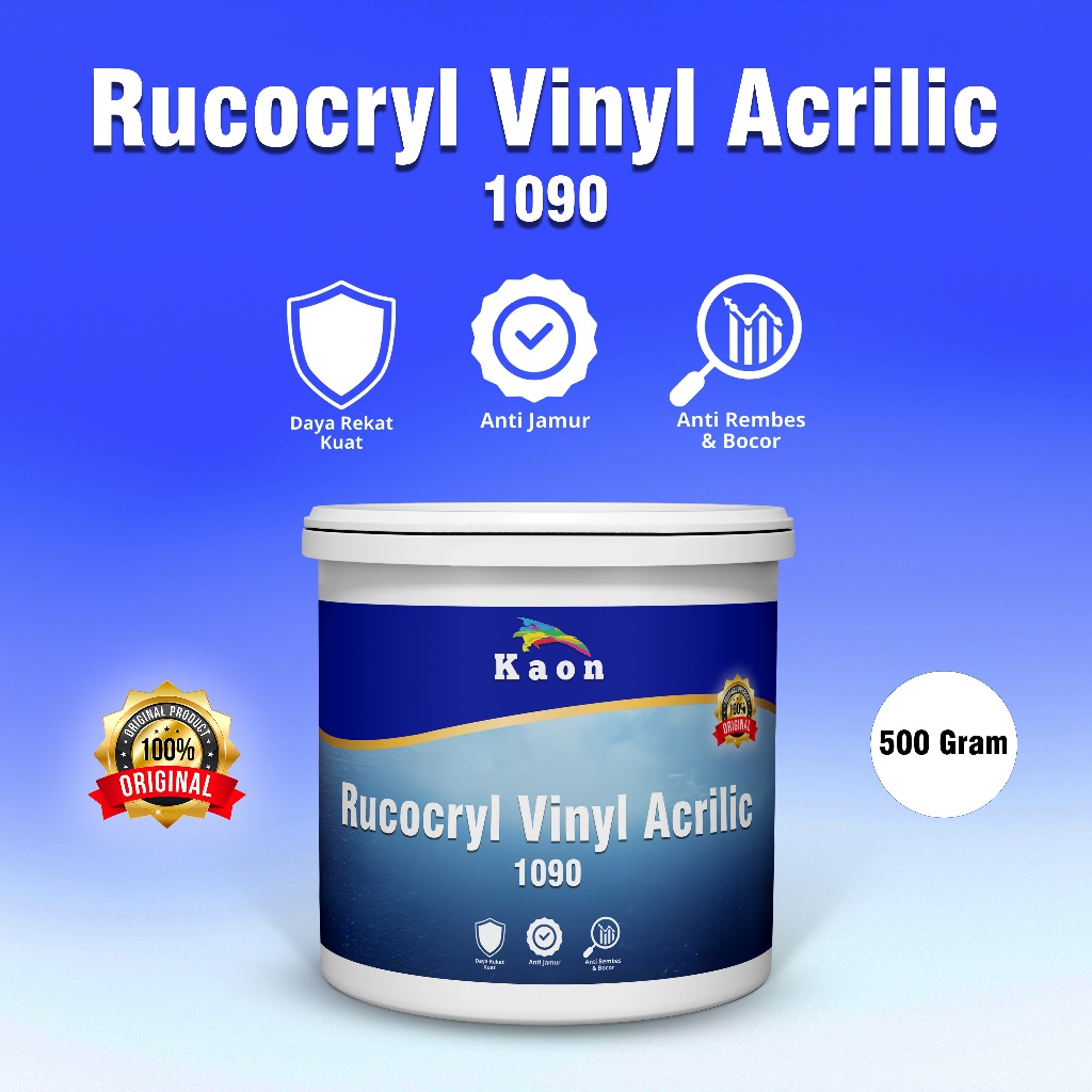 Jual KAON - 500g Lem Vinyl Acrilic - Tambahan Perekat Cat | Shopee ...