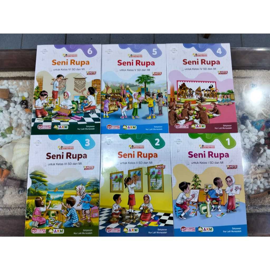 Jual Pendamping Buku Teks Utama : Seni Rupa untuk SD/MI Kelas 1-6 GLOBAL Terbitan Tiga Serangkai ...