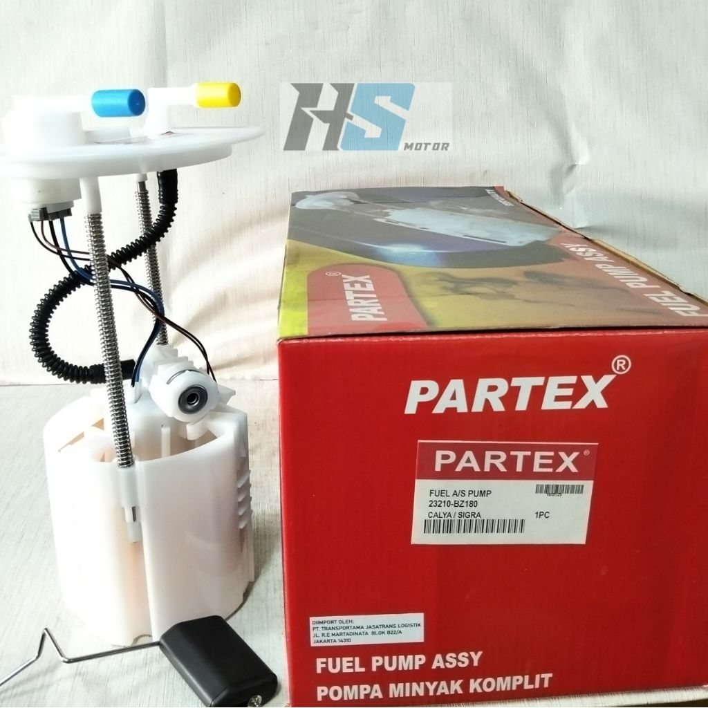 Jual FUEL PUMP ASSY POMPA MINYAK BENSIN KOMPLIT MOBIL TOYOTA CALYA SIGRA 23210-BZ180 PARTEX ...