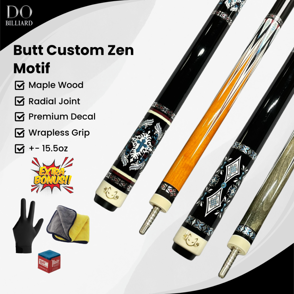 Jual Stick Billiard CUSTOM MOTIF Cue Stick Billiard / Stick Custom ...