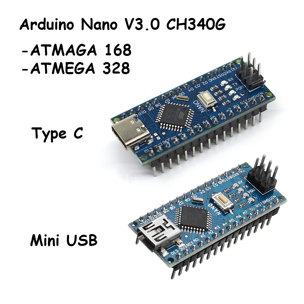 Jual Arduino Nano V3.0 5v 16MHz ATMEGA328P ATMEGA328 CH340G Mini USB ...