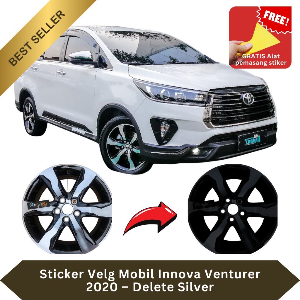 Jual Sticker Velg Mobil Innova Venturer 2020 – Delete Silver | Shopee ...