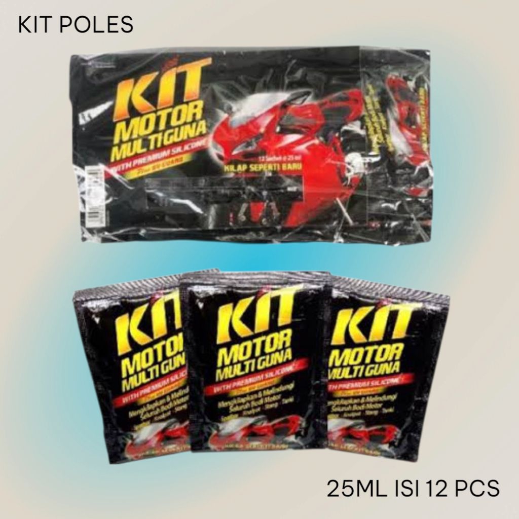 Jual PENGKILAP CAT KIT POLES KIT MOTOR MULTI GUNA ISI 12 PCS | Shopee ...
