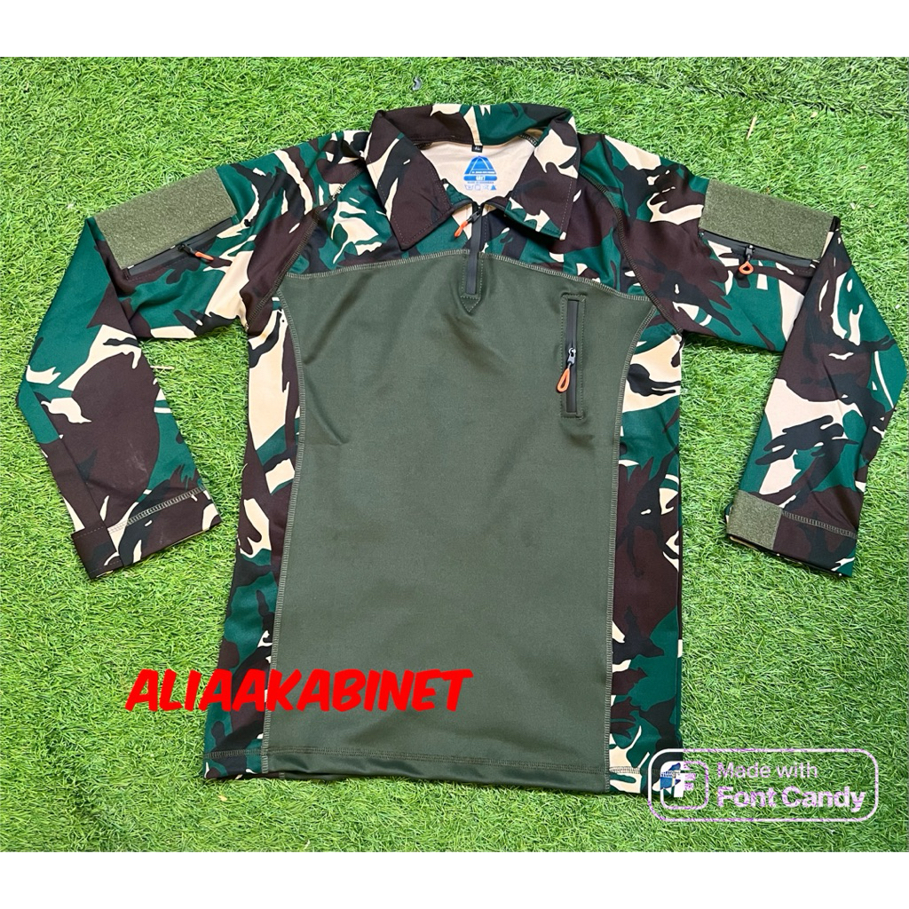 Jual Kaos Lengan Panjang BDU Combat Scuba Loreng Malvinas TNI | Shopee Indonesia