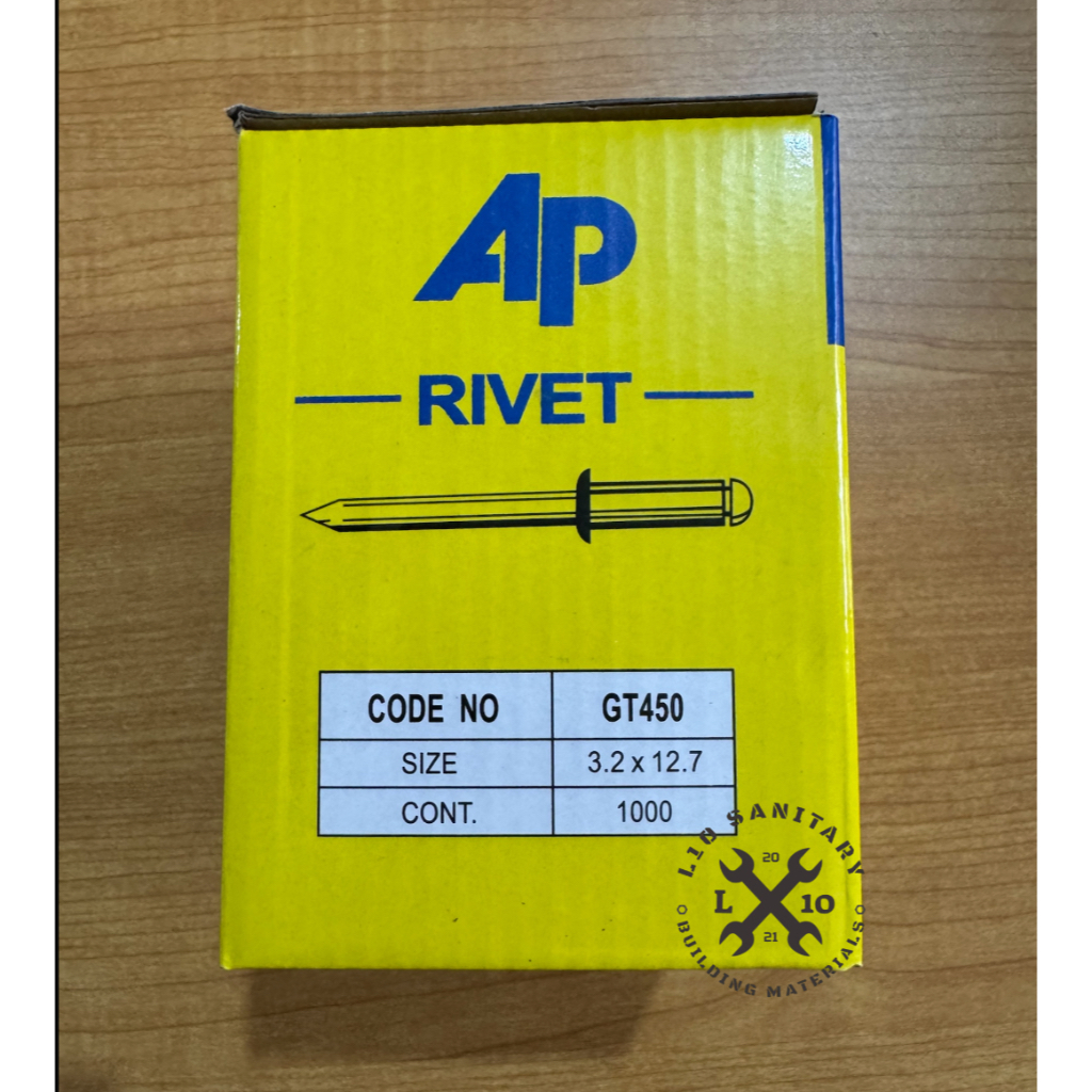 Jual [Per 1 Box] Paku Rivet 450 3.2mm x 12.7mm / Paku Ripet AP | Shopee ...