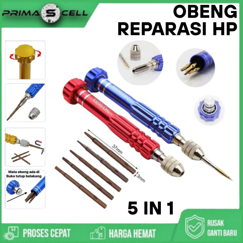 Jual Vibox Obeng Reparasi Hp Set 5 in 1 SY-338 / Servis / Screwdriver ...