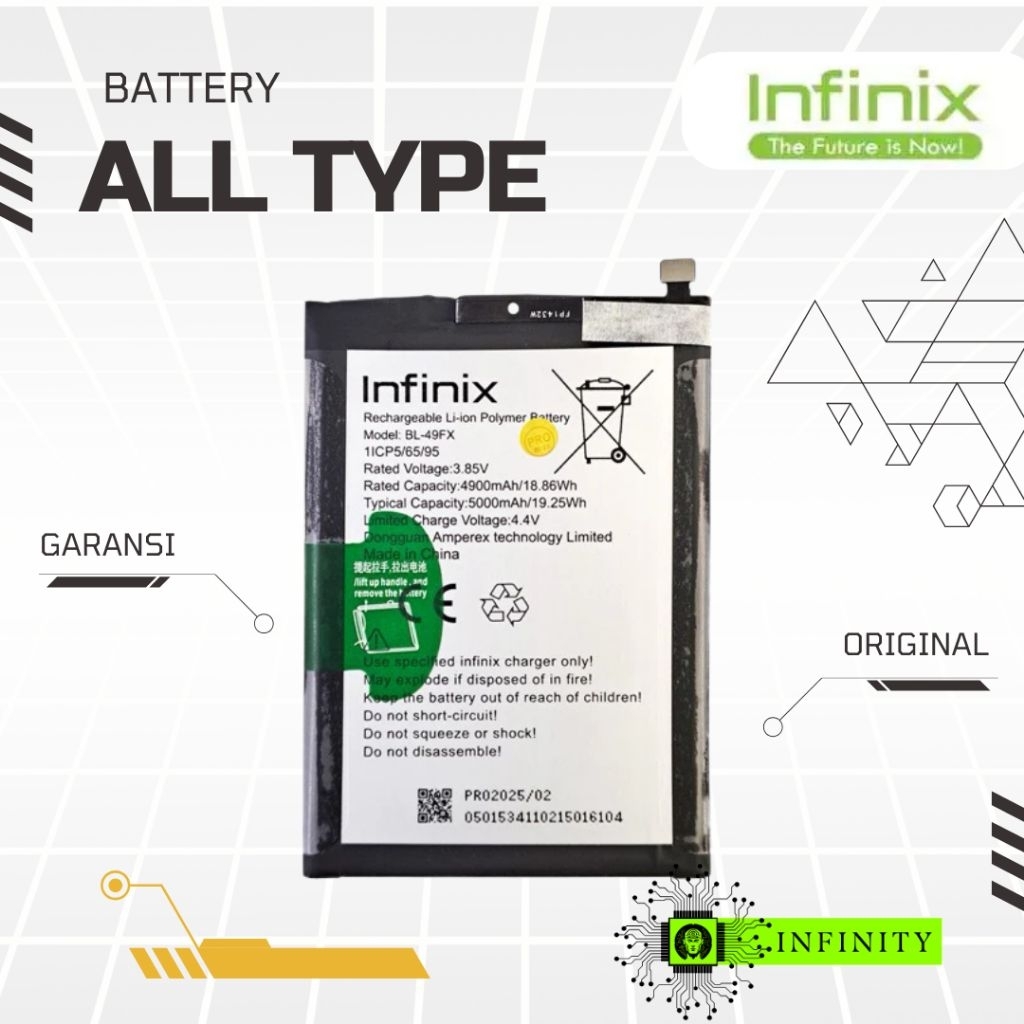 Jual ALL TYPE Baterai Batre INFINIX Hot 5 6 7 8 9 Play Hot 10s Hot 10 ...