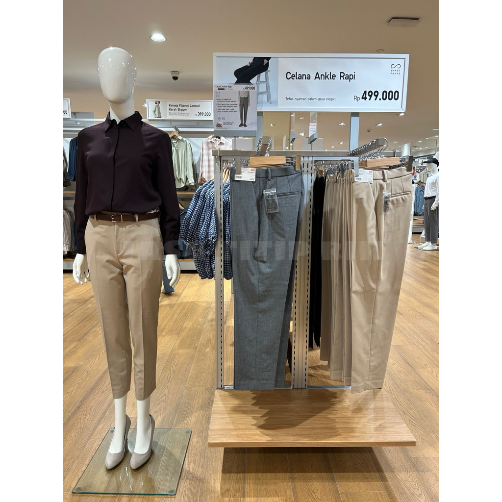 Jual PENAWARAN TERBATAS 19-24 DES 25 - Celana Ankle Rapi WOMEN UNIQLO ...