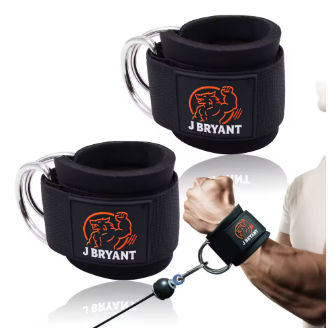 Jual Wrist Cuffs for Cable Machine Workouts – Padded Wrist Straps with ...