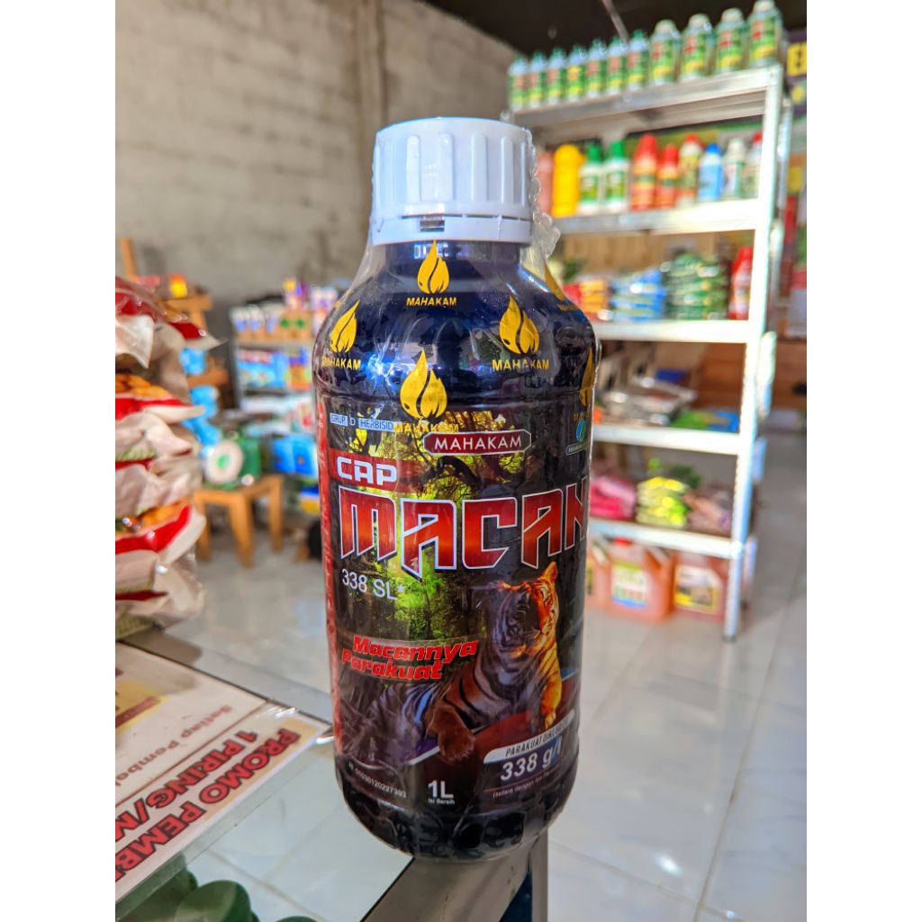 Jual HERBISIDA MACAN 338 SL 1 LITER - RACUN RUMPUT KONTAK CAP MAHAKAM ...
