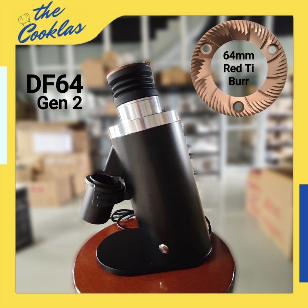 Jual Electric Coffee Grinder DF64 Gen 2 Red Ti Burr | Mesin Grinder ...