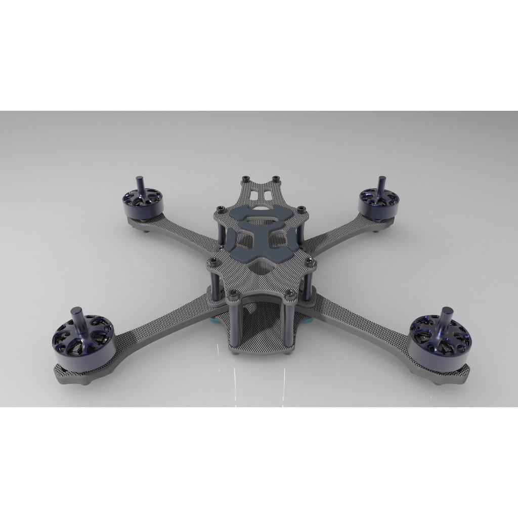 Jual Captain Ace Plus 5.1inch Freestyle FPV Drone Frameset | Shopee ...