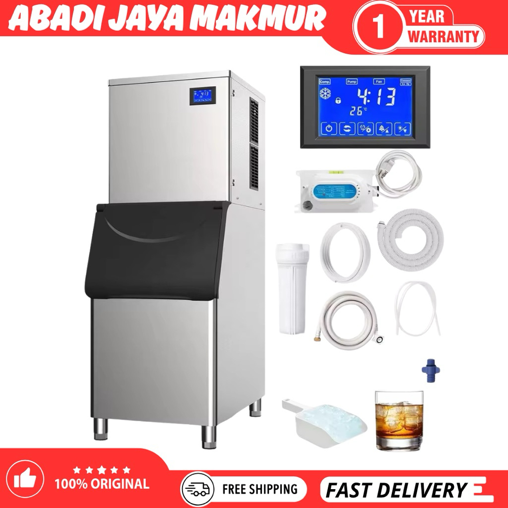 Jual Mesin Es Batu Kristal Commercial Ice Maker 250KG/24JAM Ice Cube ...