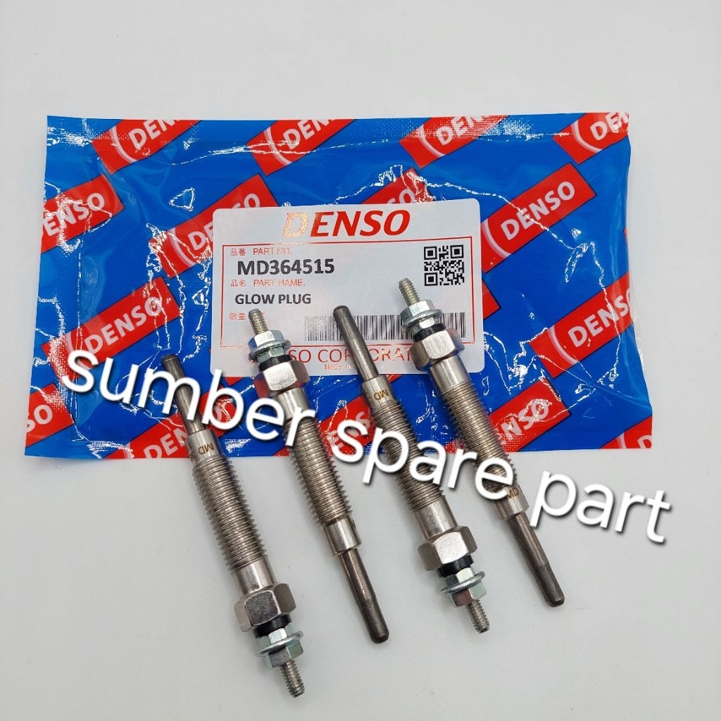 Jual Busi pemanas atau glow plug asli denso set 4pcs Isuzu panther 2.3cc 11volt | Shopee Indonesia