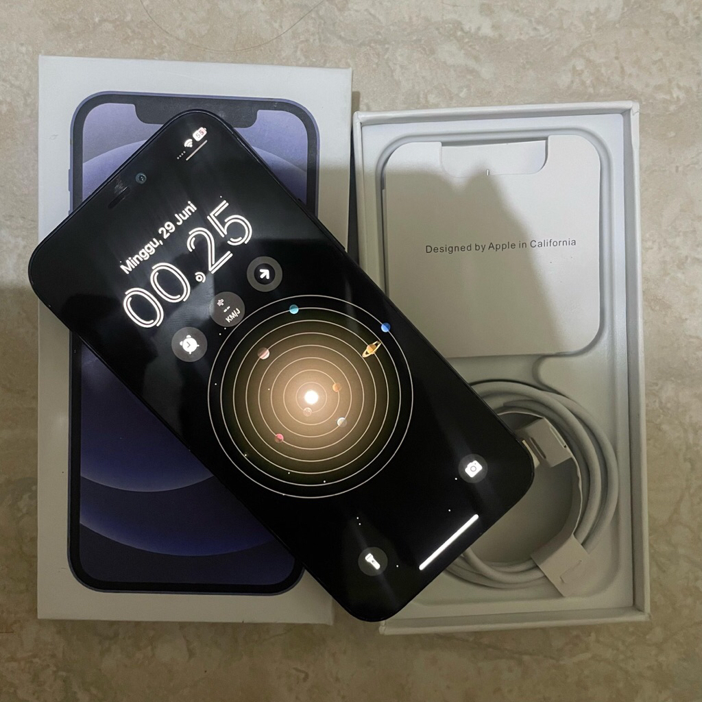 Jual Ip 12 mini 64gb Resmi indo - Black | Shopee Indonesia