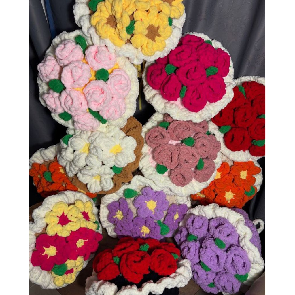 Jual Bouquet Bunga Rajut Custom Hadiah Wisuda/Lucu/Menarik | Shopee ...