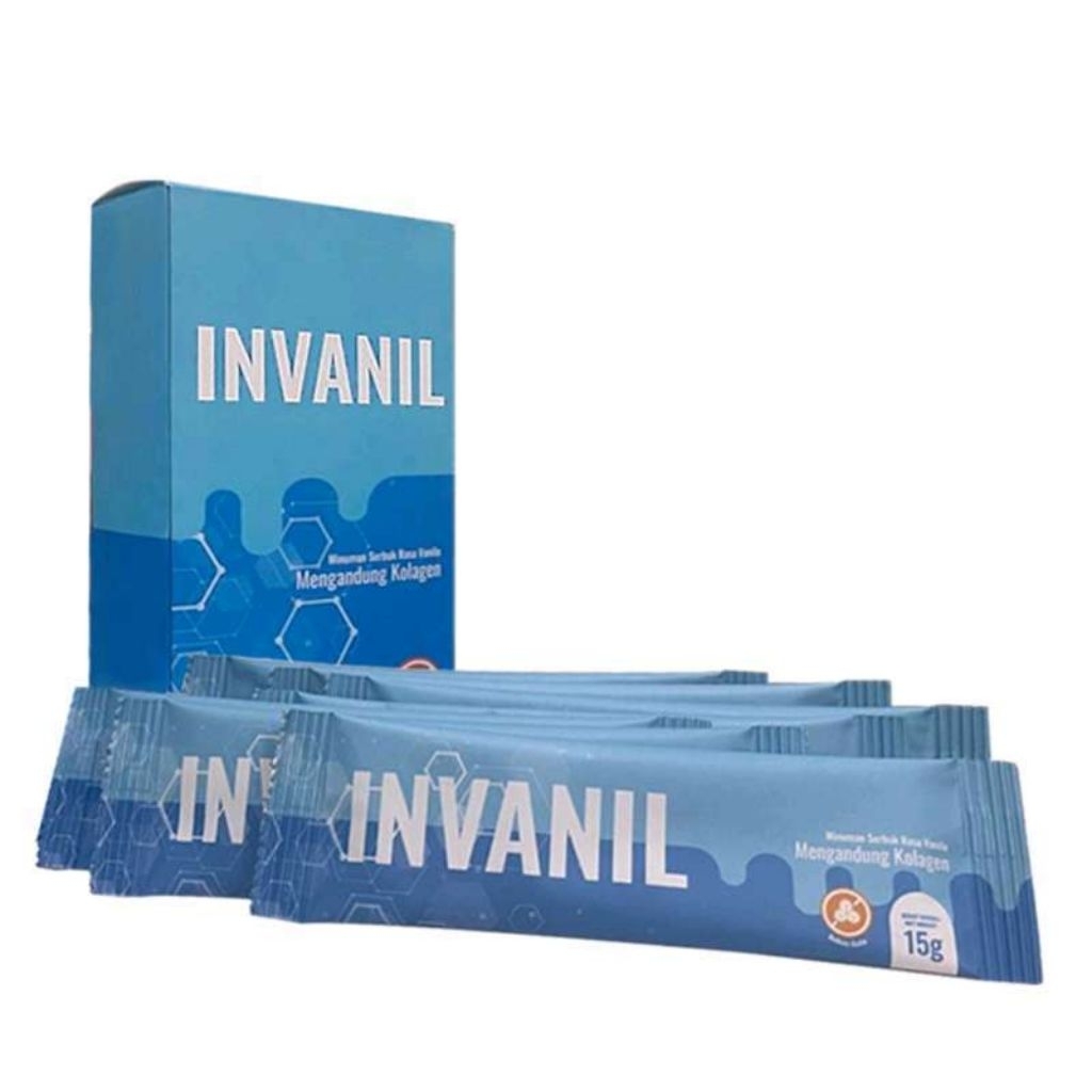 Jual 1 Box |INVANIL 100% Asli Original Minuman Collagen Atasi Semua ...