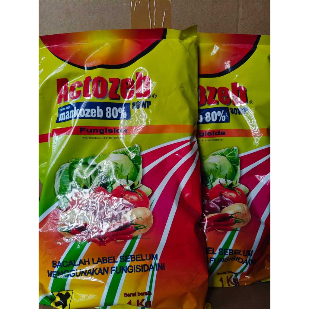 Jual Fungisida Actozeb Mancozeb Kuning 80 WP 1KG - Fungisida Sistemik ...