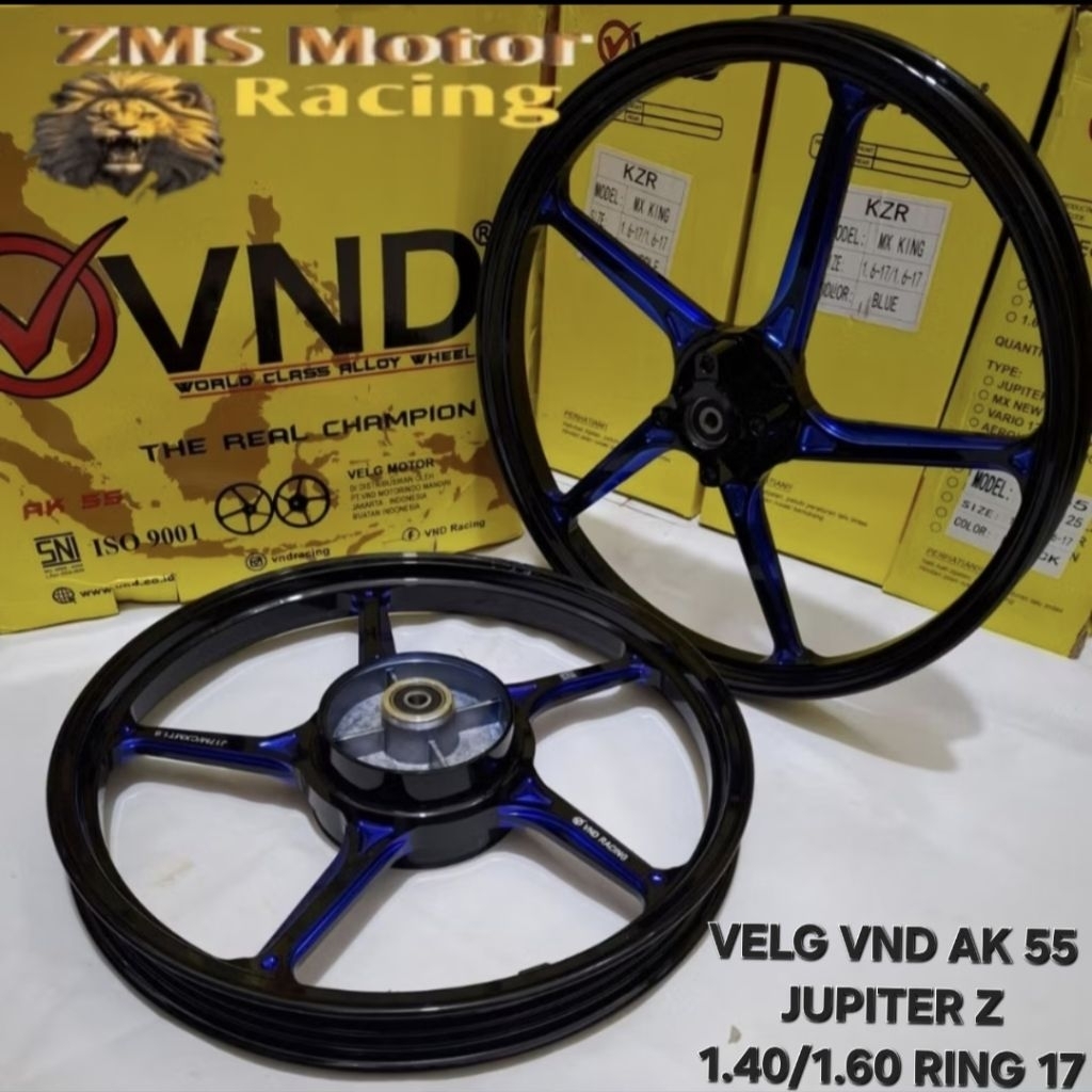 Jual VELG VND RACING AK 55 V1/V3 JUPITER Z 140x17 & 160x17 JUPITER Z ...