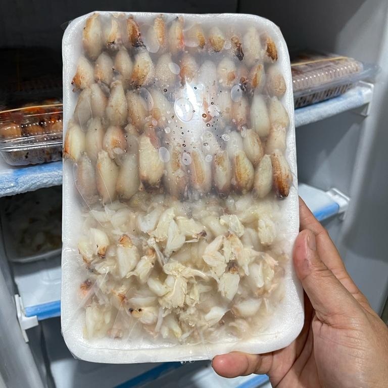 Jual Daging Kepiting 2 in 1 Paha Capit Kepiting Kemasan 500 gr | Shopee ...
