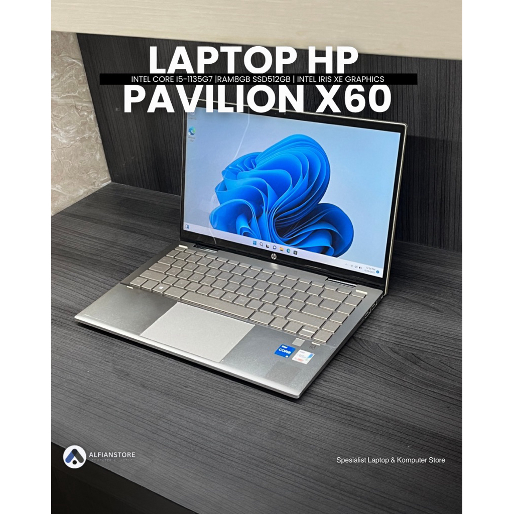 Jual LAPTOP HP PAVILION X60 INTEL CORE I5-1135 RAM8GB SSD512GB INTEL ...